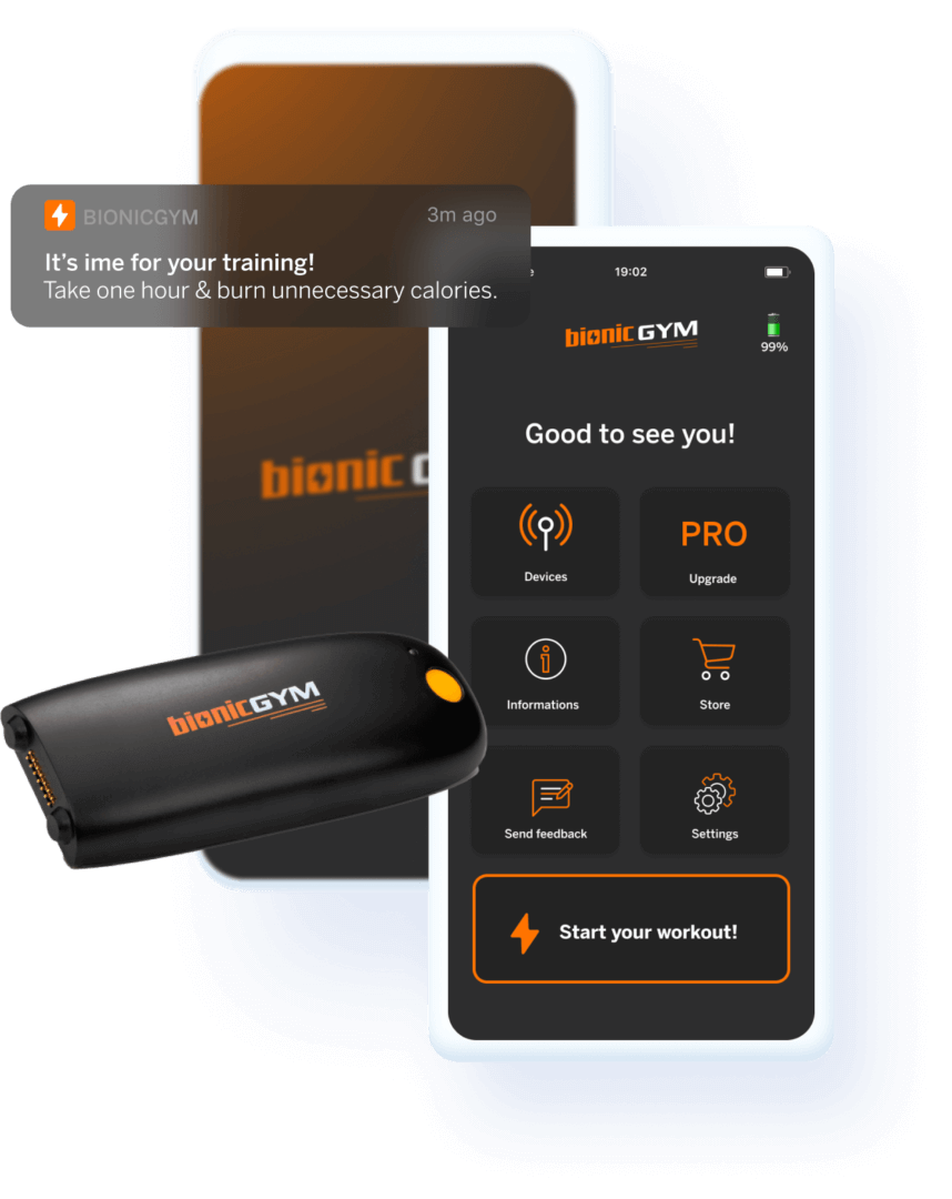 BionicGym- mobile application to activate human muscles